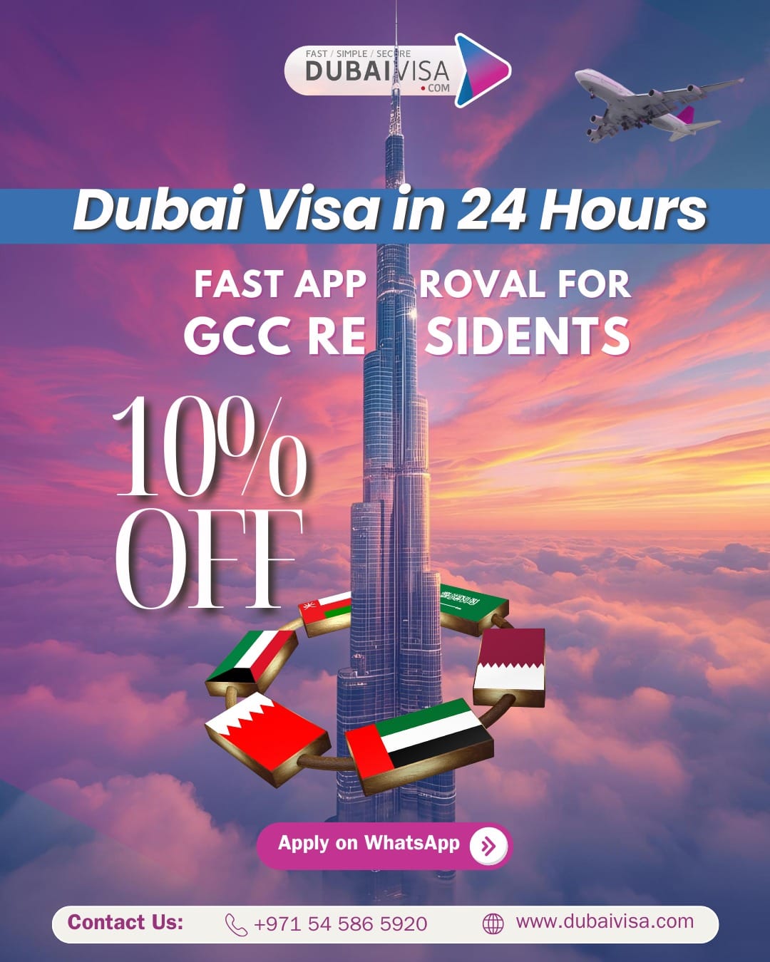 Dubai Visa for GCC Residents – Apply Online in 24 Hours